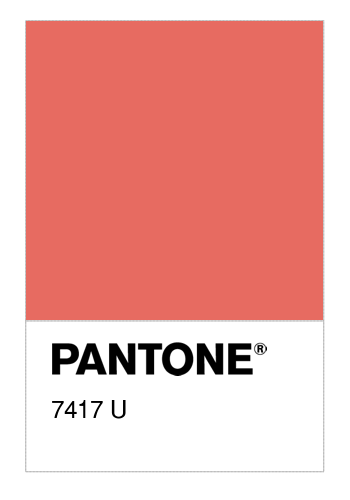 Colore PANTONE® 7417 U - Numerosamente.it Colore PANTONE® 7417 U - Numerosamente.it